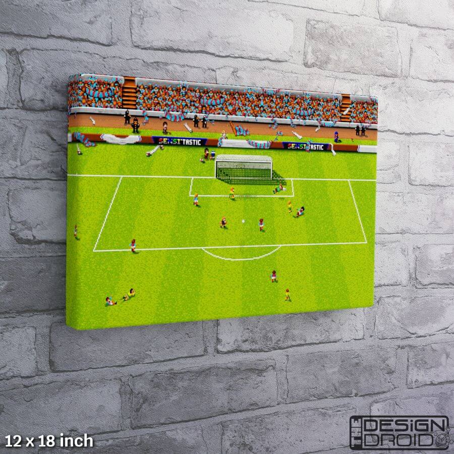 “SWOS inspired” Bespoke Pixel Art Canvas Print – The Design Droid