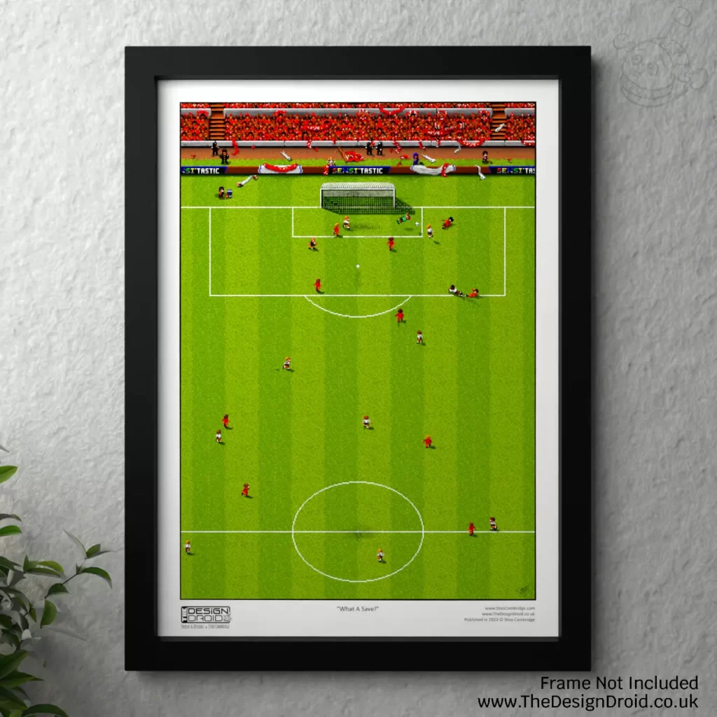 “SWOS inspired” Bespoke Pixel Art Print (Long) – The Design Droid